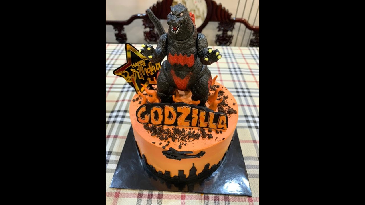 Benson's Adventure: Godzilla Birthday Cake