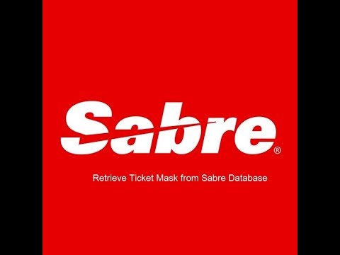 Sabre Training- Retrieve a Ticket Mask/Image from Sabre Data Base