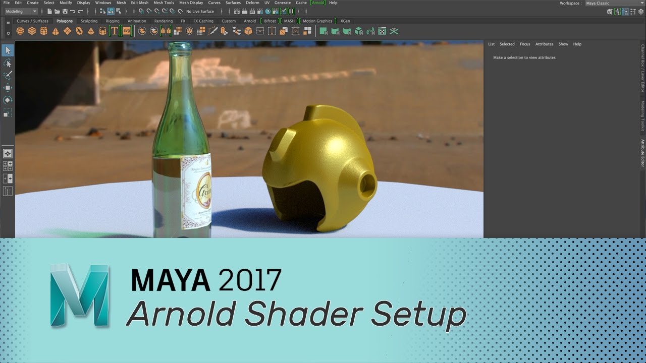 Maya 2017 - Arnold Shaders