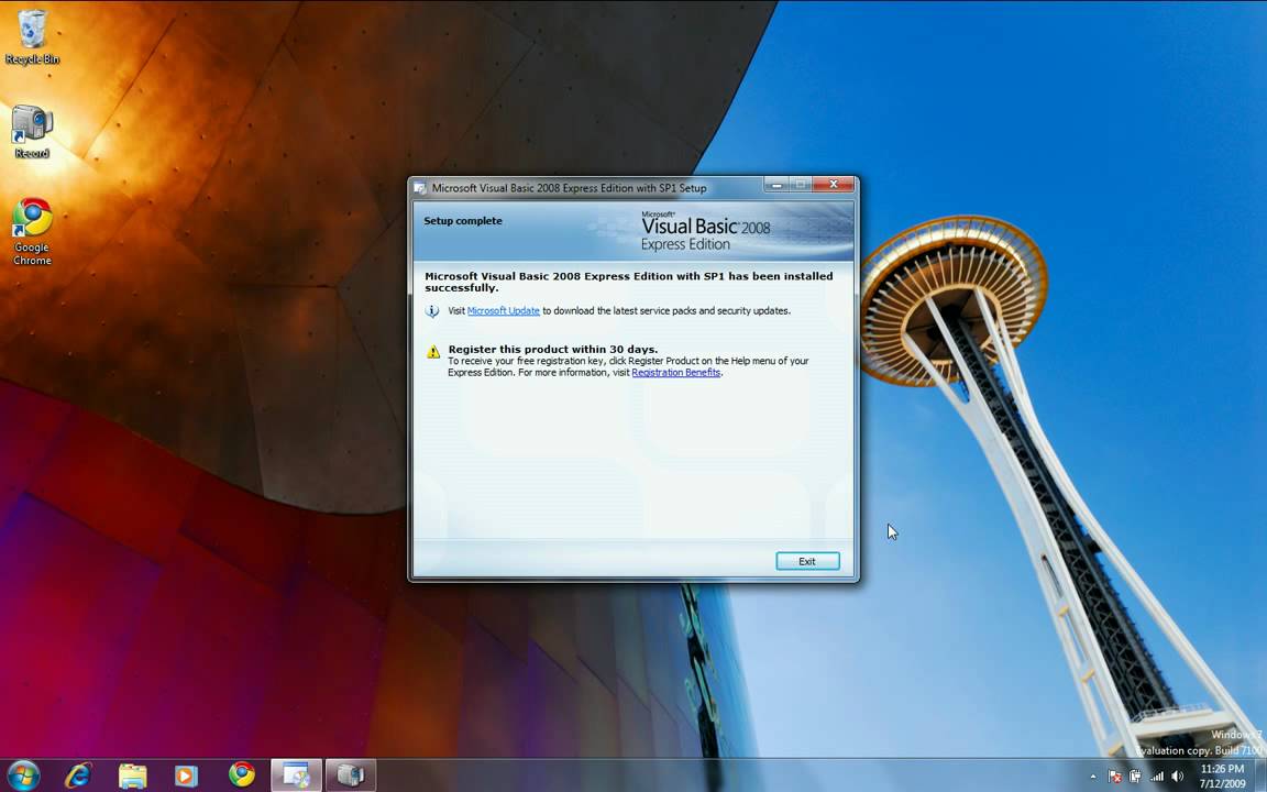 Learn VB.NET With Ease - Episode 1 - Installing Microsoft Visual Basic 2008 Express Edition