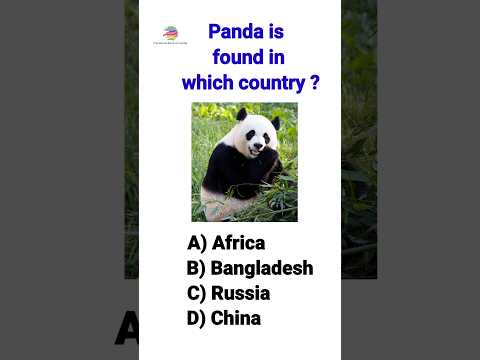 panda is found in which country #shorts #viralshorts #ytshorts