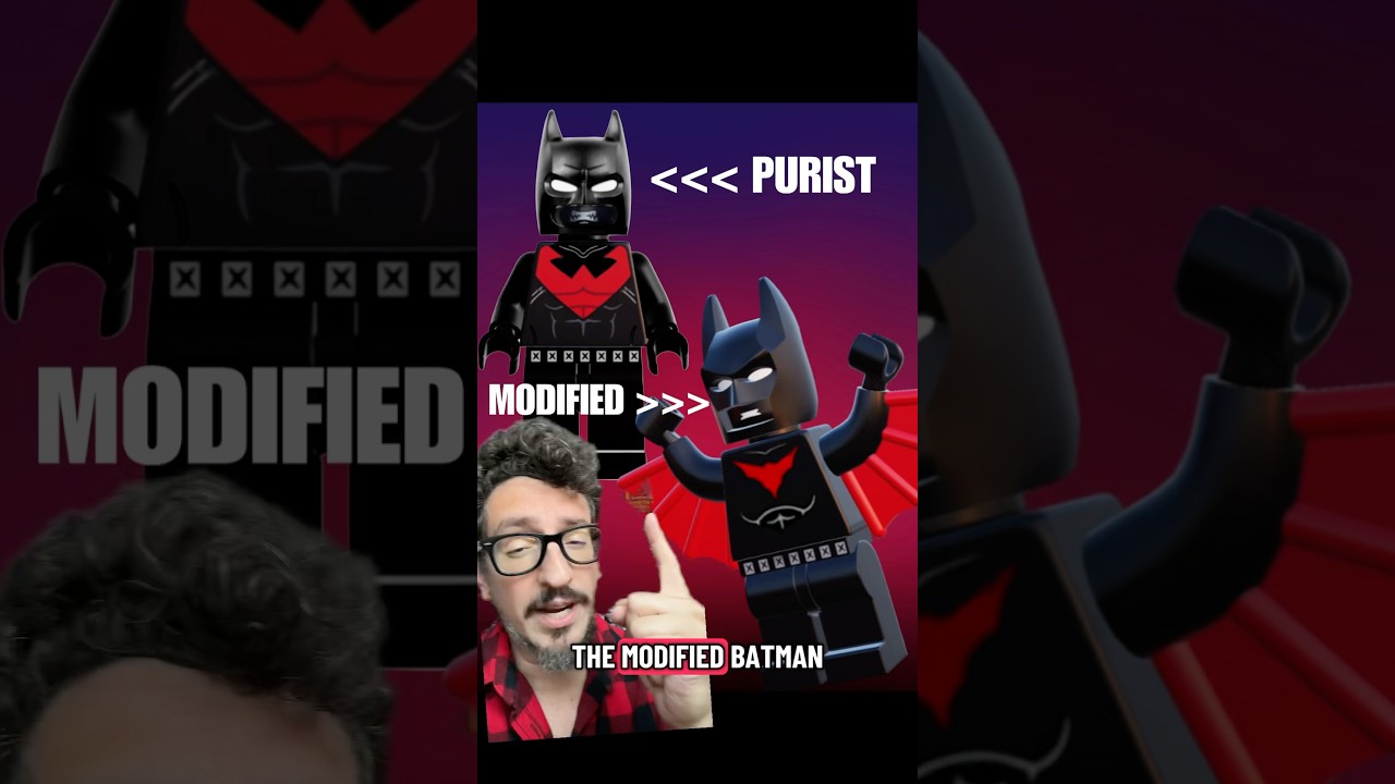 LEGO Batman Beyond Minifigure Tutorial #LEGOBatman