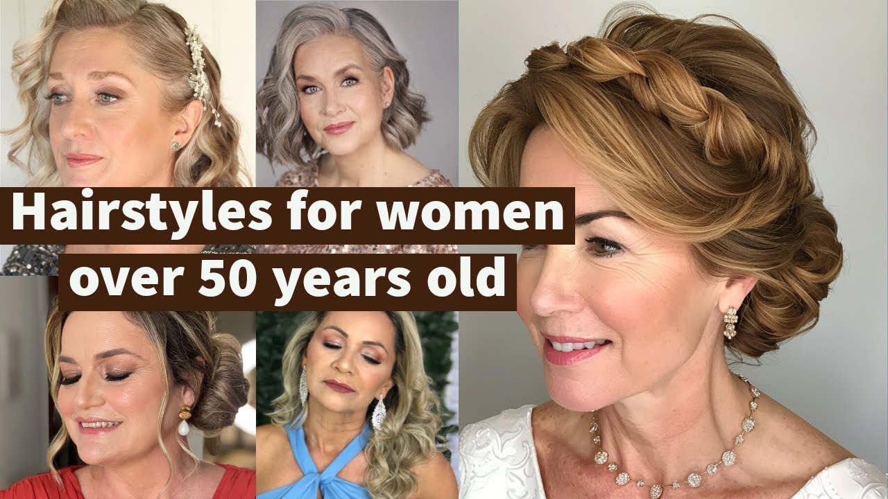 PARTY HAIRSTYLES FOR WOMEN OVER 50 🔥 ELEGANT HAIRSTYLES ON TREND 2024-2025