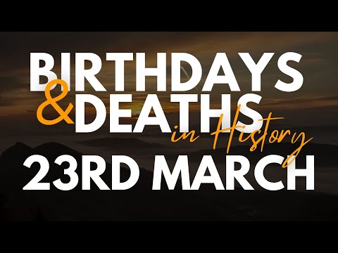 March 23rd: From Bhagat Singh to Reese Witherspoon | Famous Birthdays & Deaths