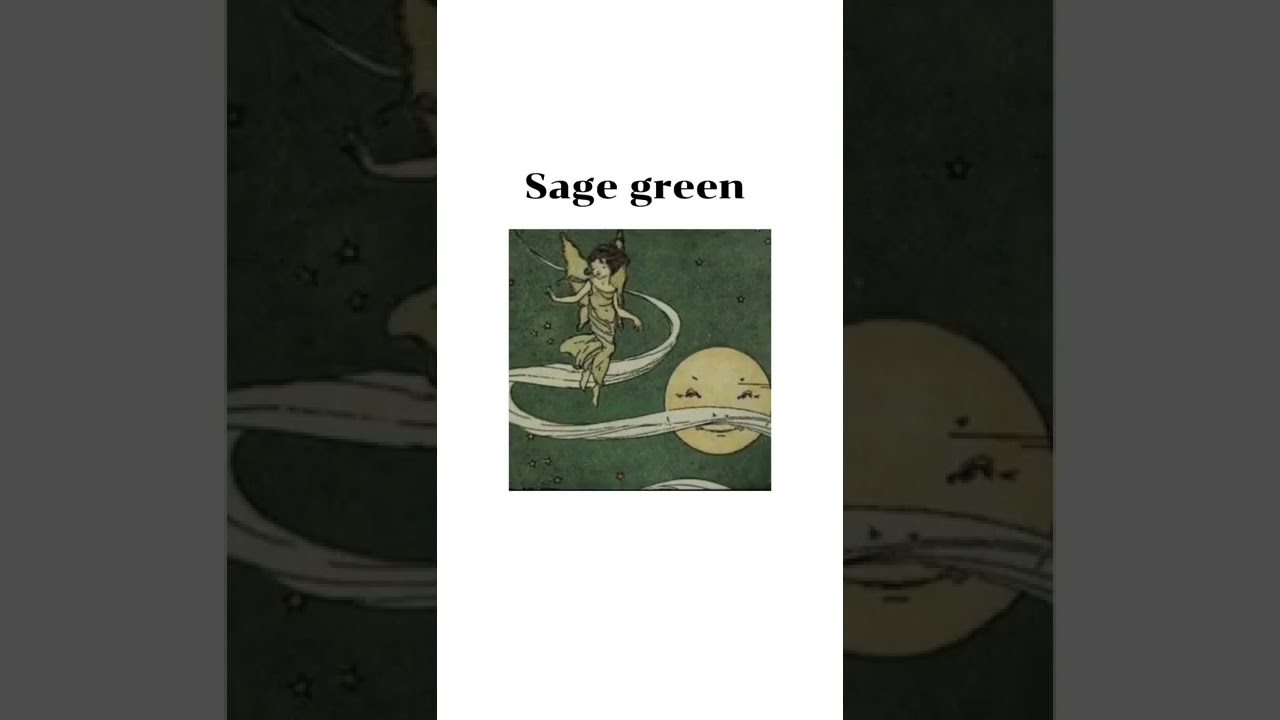 nah! I like sage green #aesthetic