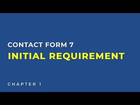 SMTP Settings for Contact Form 7 - Chapter 1