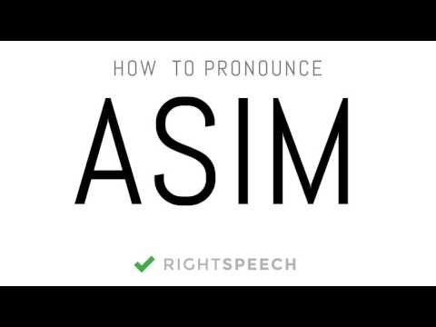 Asim - How to pronounce Asim - Indian Boy Name
