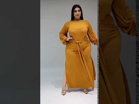 Galina Balloon Sleeve Maxi Dress