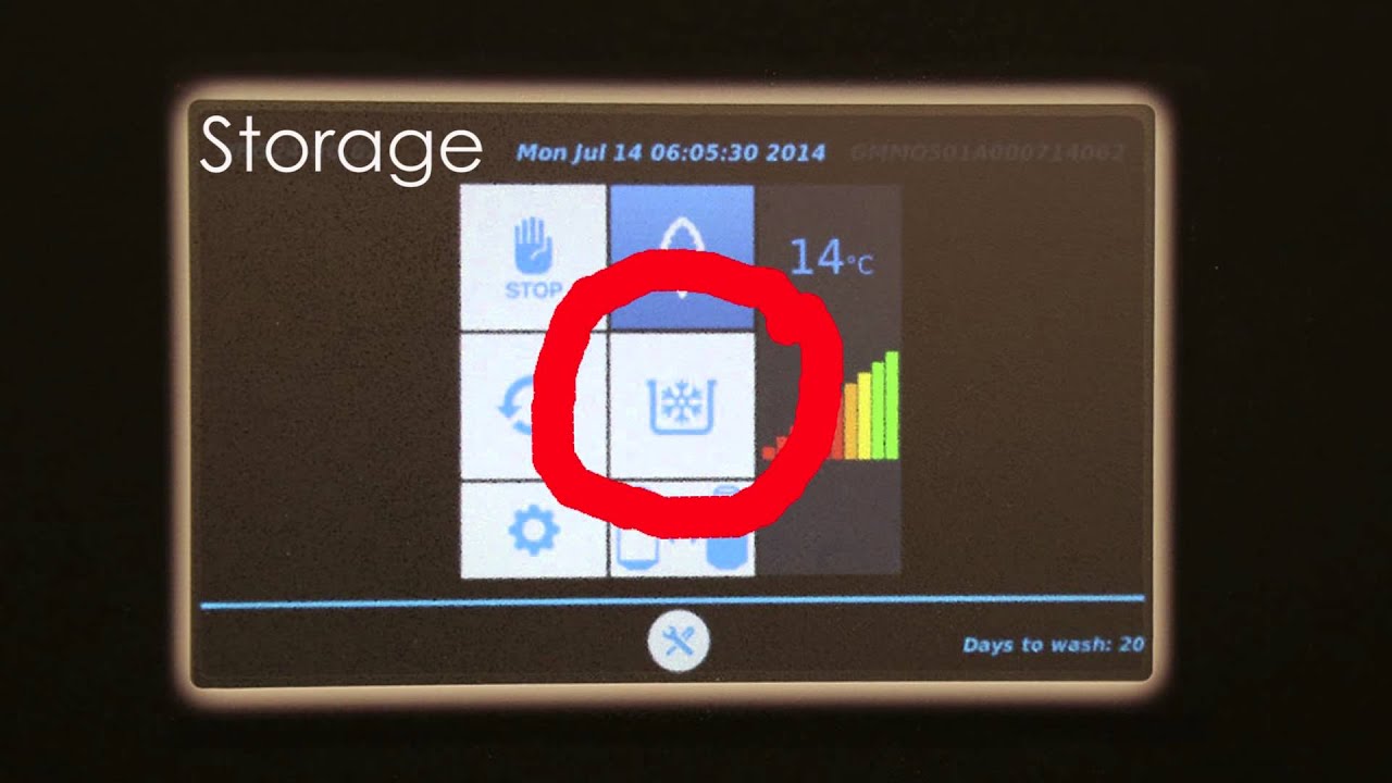 Gelmatic 258-getting started general operating procedures