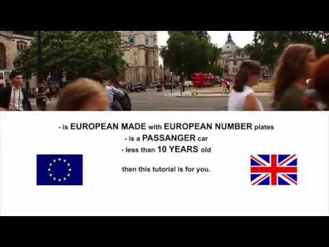 How to register your EU car in the UK