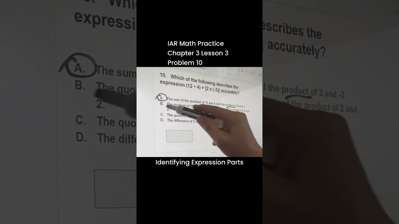 Identifying Expression Parts Problem 10 #mathtutor #shortsfeed #mathteacher #mathlesson #mathcourse