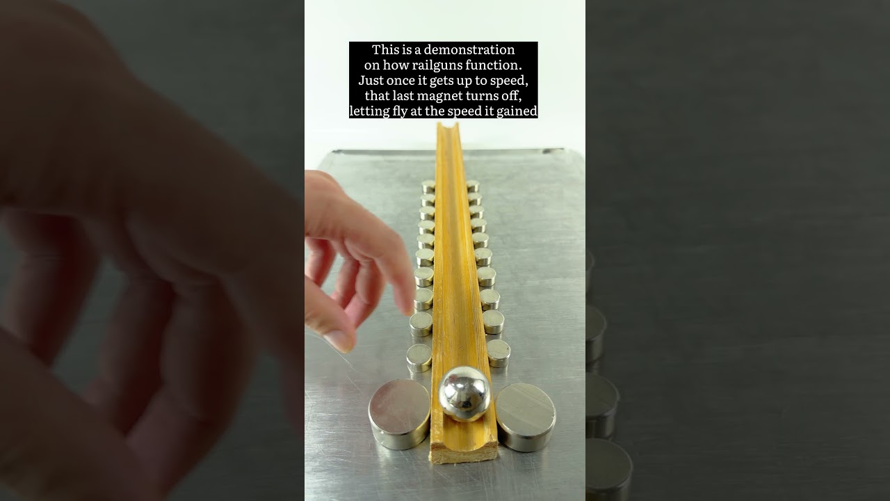 How does a railgun work