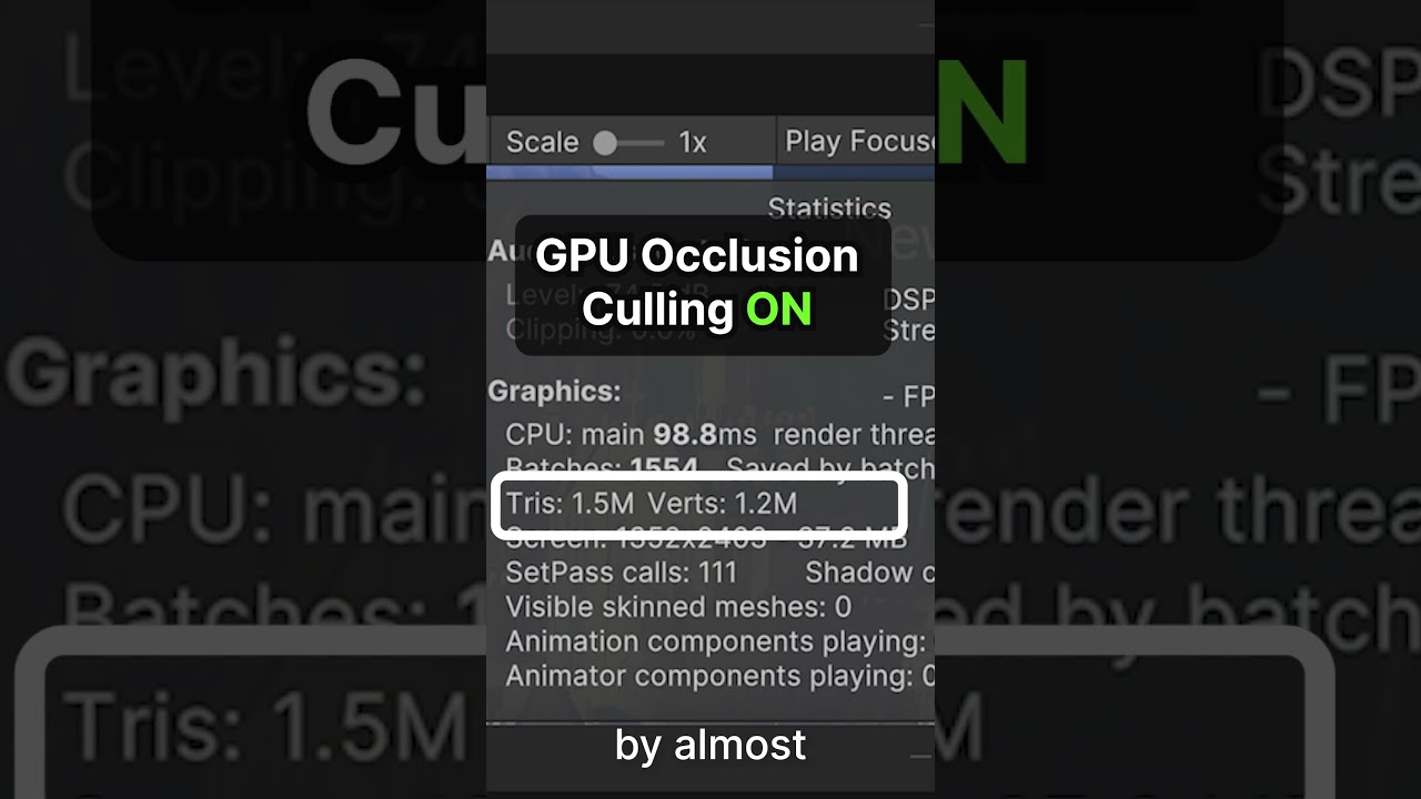 Unity Tip Tuesday: GPU Resident Drawer & GPU occlusion culling