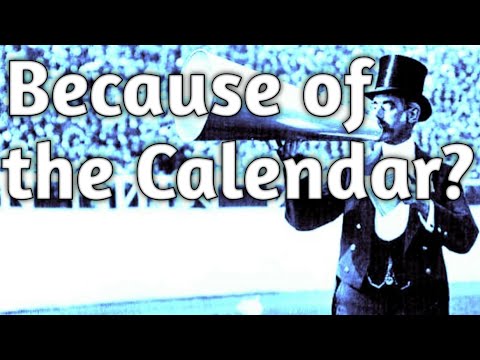 Switching Calendars - From the Julian to the Gregorian - The Russians were late to the 1908 Olympics