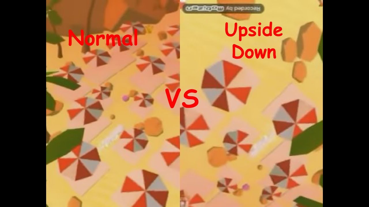 Dancing Line - The Beach (Normal VS Upside Down)