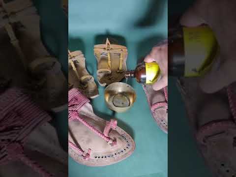 Oil Your Kolhapuri Chappal. We have uploaded full video about this | SHOPKOP