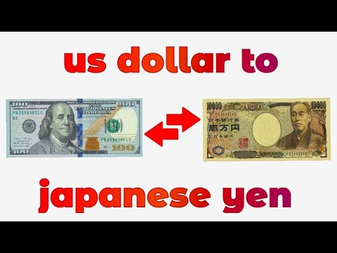 US Dollar To Japanese Yen Exchange Rate | Dollar To Yen | USD To JPY | Yen To Dollar