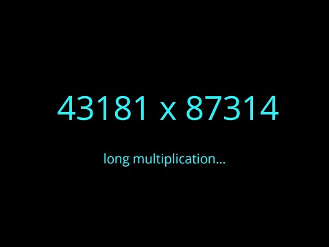 Long Multiplication and Three Digit Multipliers | Human Calculator || mathocube ||