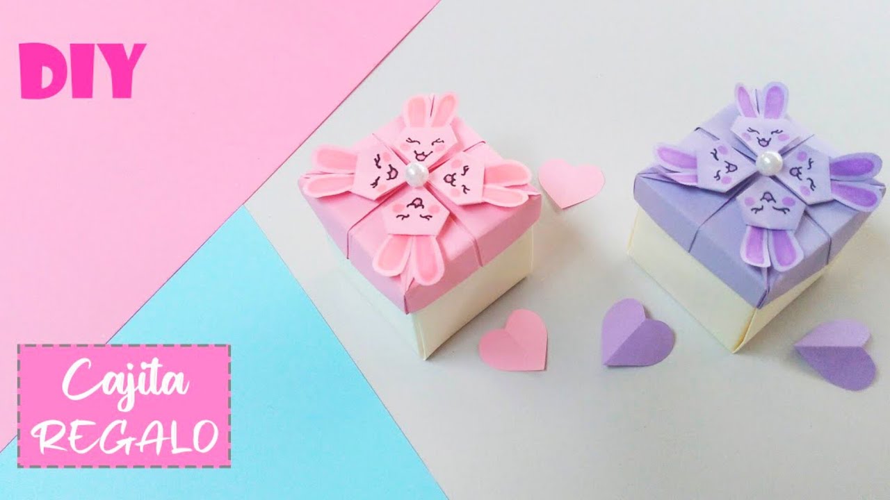 DIY 💗 - Cajita de Papel / Cajita para Regalar /  Paper GIFT BOX / Lindas 🥰
