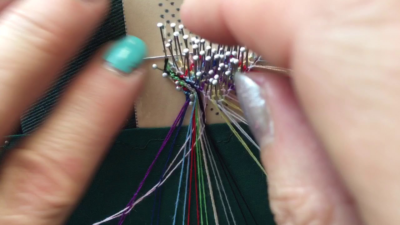 How to finish a Torchon Bobbin Lace Bookmark