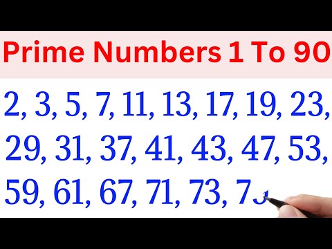 prime numbers 1 to 90 | prime numbers between 1 and 90 | 1 to 90 prime numbers