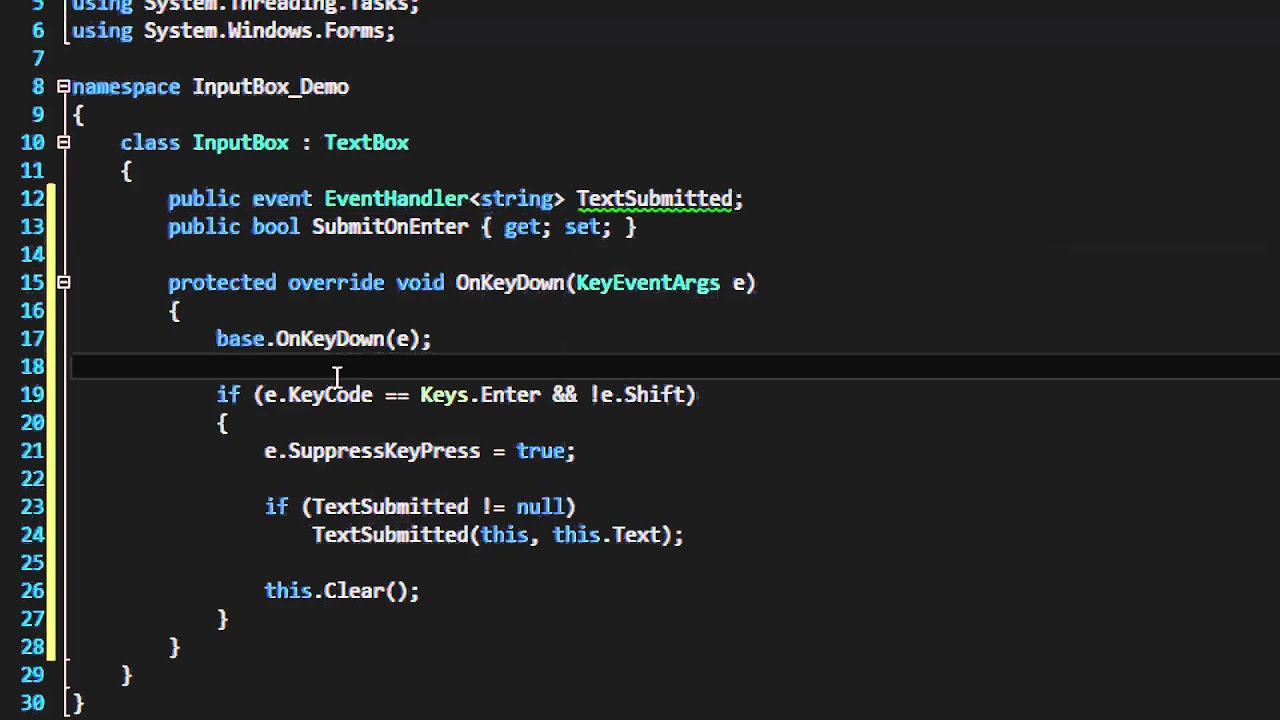 C# - InputBox Control