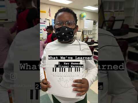 Week 2 at Garrett Elementary School for Piano.