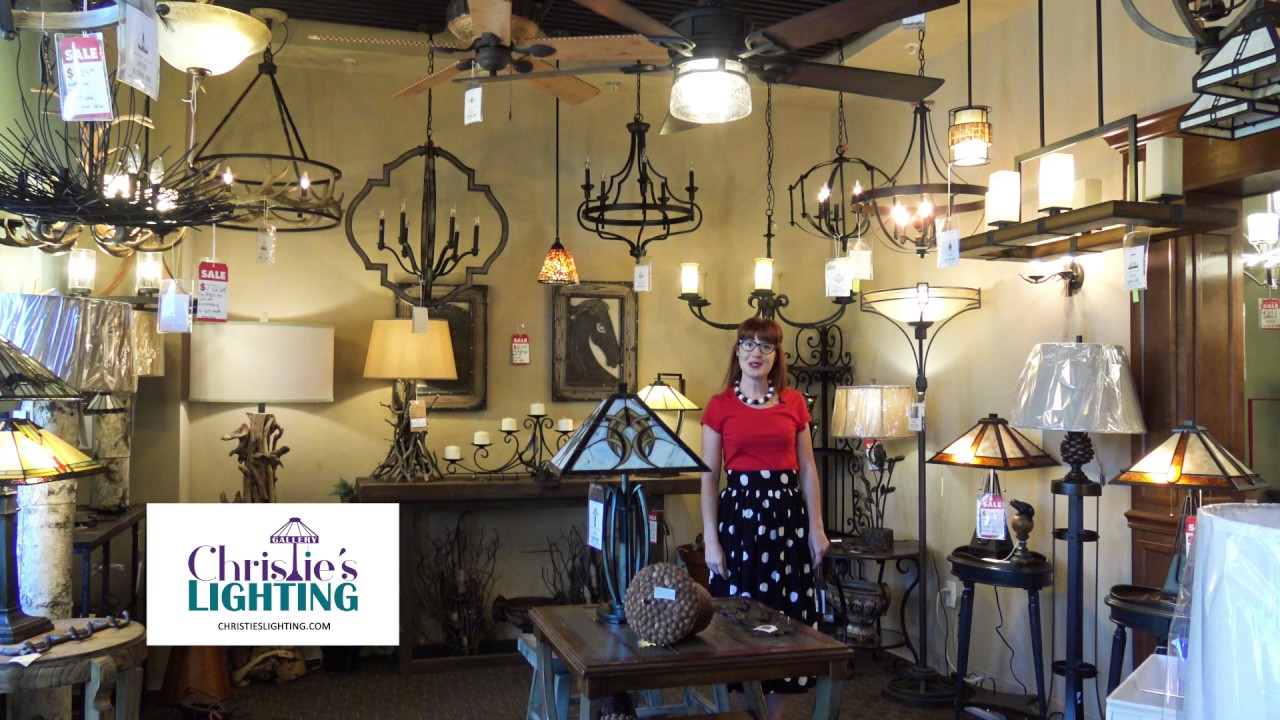 Rustic Lighting at Christie's Lighting Gallery