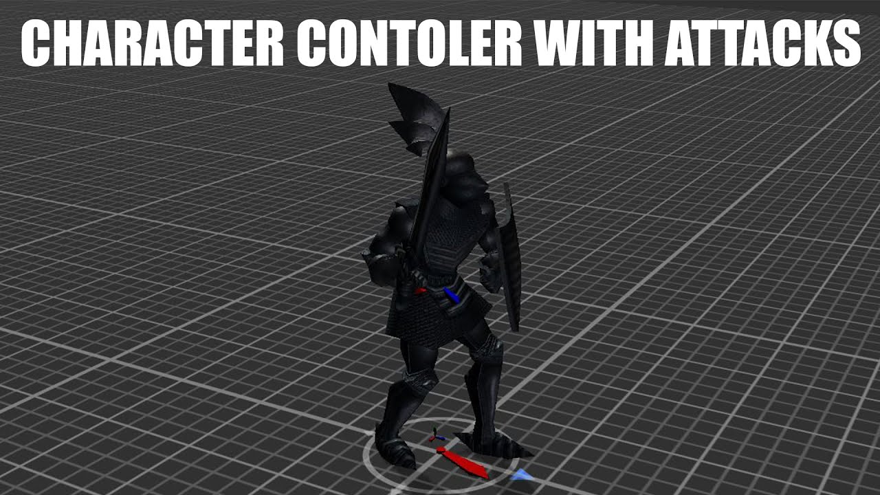 Character Controller With Attacks In Unity | How to Animate Characters in Unity 3D