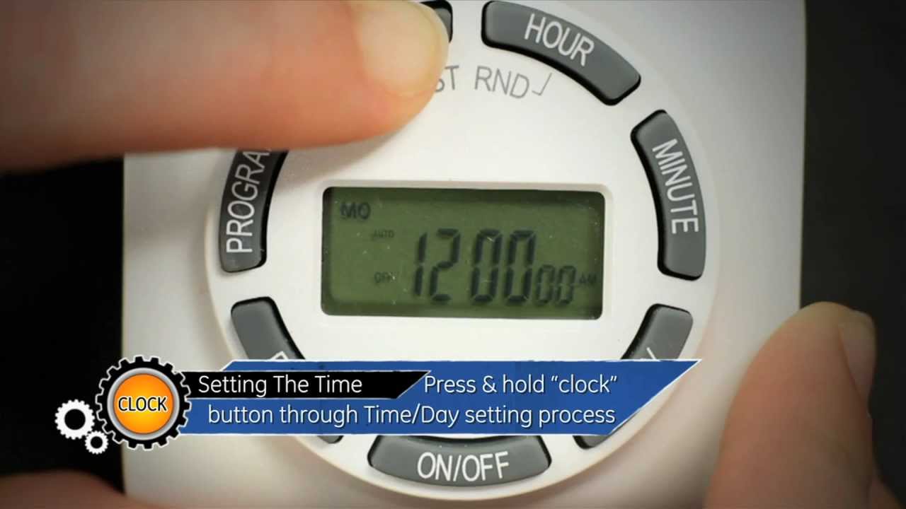 GE - 15089 7-Day Digital Timer - Setup Guide