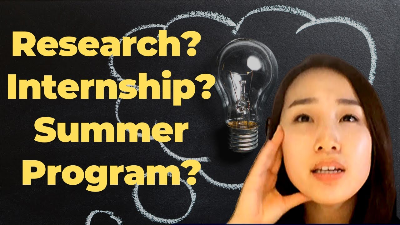 Research vs Internship vs Summer Programs