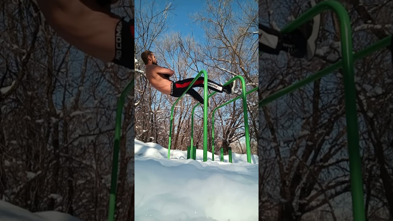 Parallel bars #workout and #coldhardening by @m40r_workout