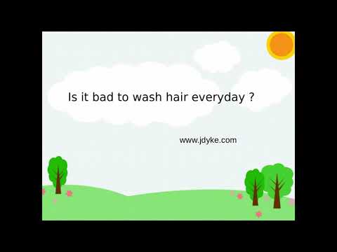 Is it bad to wash hair everyday ?
