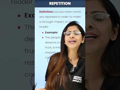 Learn English Literary Devices | Repetition | Daily English Learning #cbse2023 #nehamam
