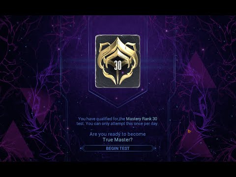 Steam Community :: Video :: Mastery Rank 30 Full Test (build in ...