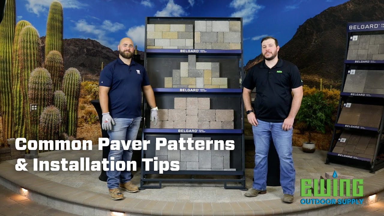 Common Paver Patterns & Installation Tips