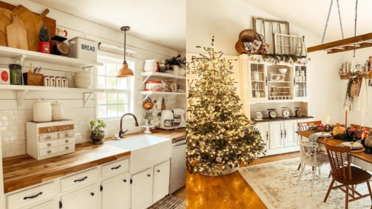 Itty Bitty Farmhouse Home Tour * Christmas Edition *
