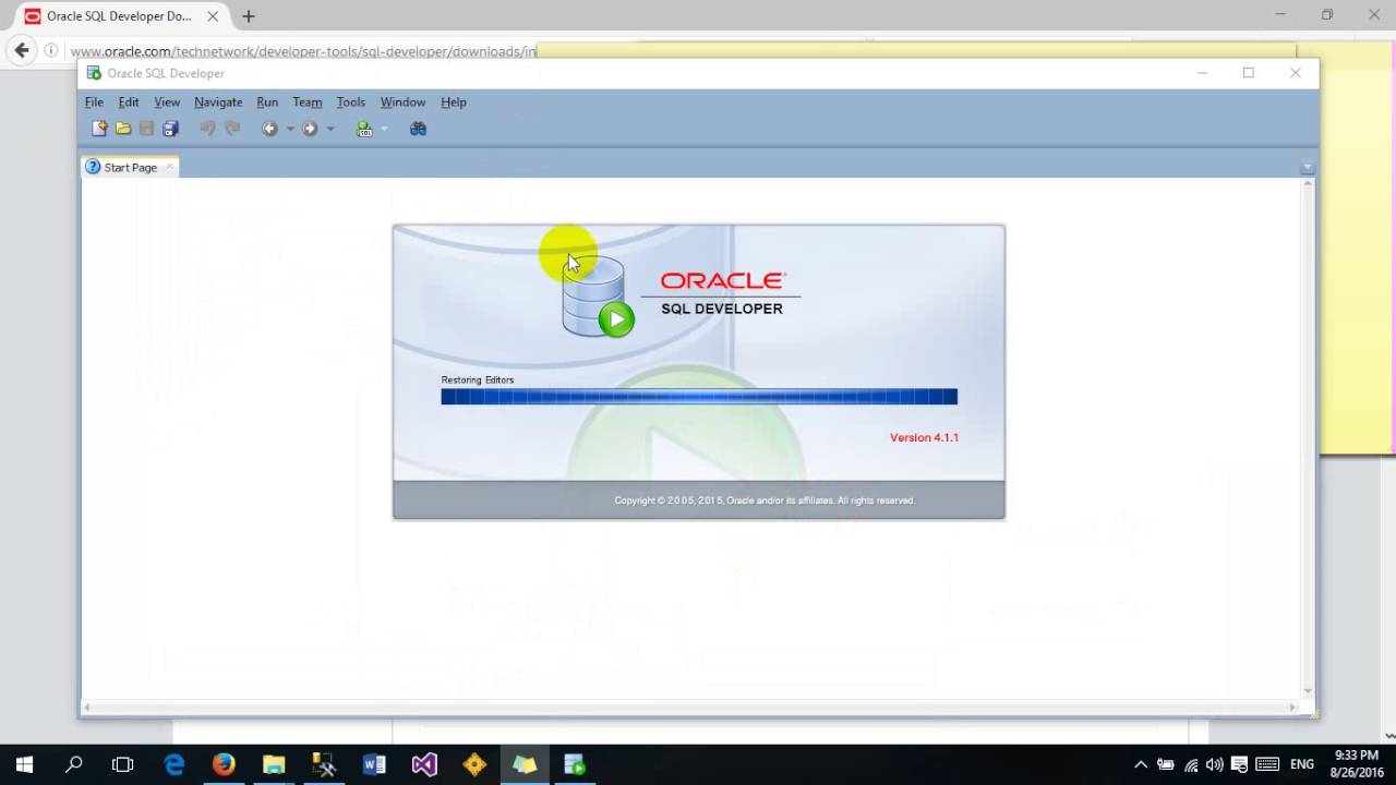 SQL Developer,SQLPlus,Web Tools for connecting oracle database 11g