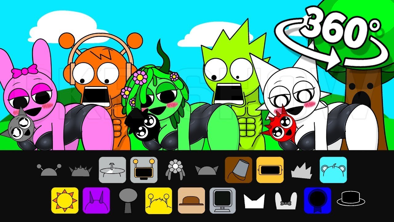 360º VR Incredibox Sprunki Sinner Edition KISS Mod But WITH LOVE SUS MOD! New version