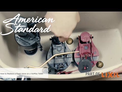 How to Replace a Flush Valve on an American Standard VorMax Toilet