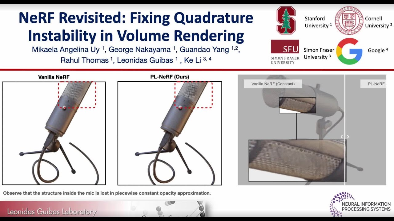 NeRF Revisited: Fixing Quadrature Instability in Volume Rendering (NeurIPS 2023)