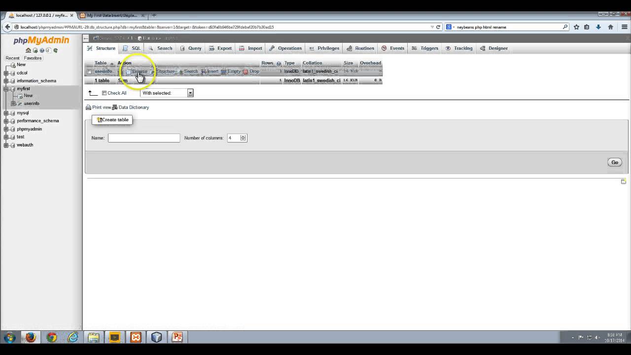 PHP PDO Insert Data addendum/correction