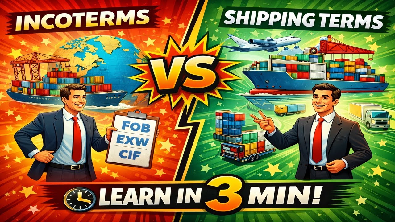 Incoterms vs Shipping Terms