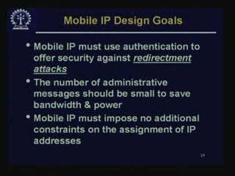 Lecture - 29 IP Version 6 & Mobile IP