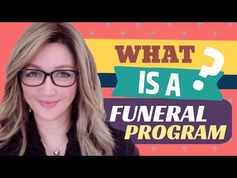 What Is A Funeral Program? - Funeral Programs