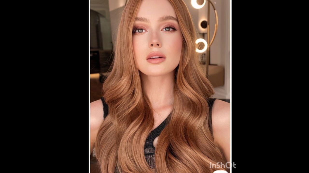 Strawberry Blonde Hair color #hair color  #Strawberry Blonde