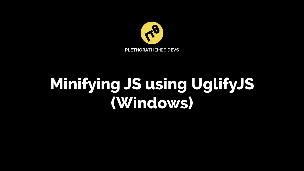 Minifying multiple Javascript files using UglifyJS and Windows Batch file
