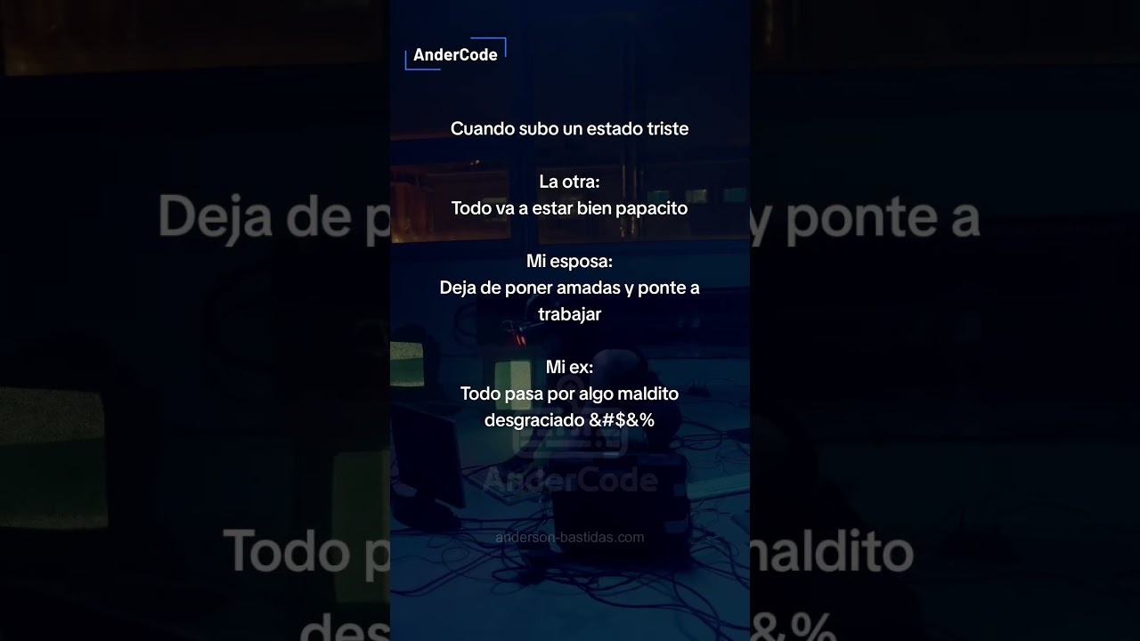 #Meme #andercode #developer #programacion #python #novia #esposa #humor