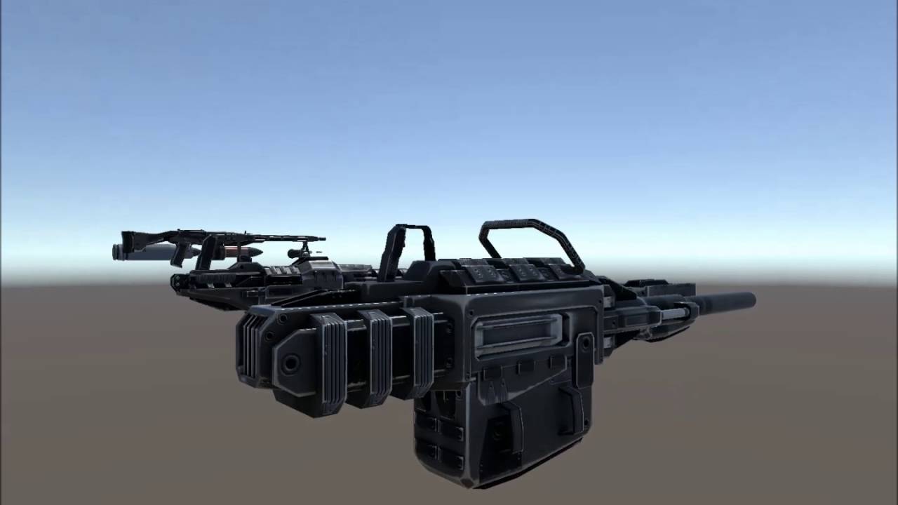 Scifi Weapon Series Heavy Weapons II