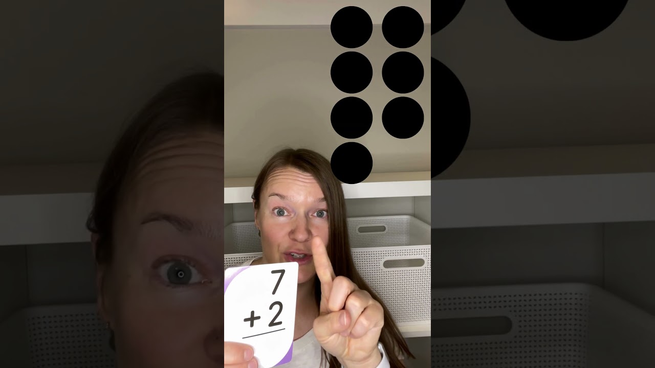 Montessori Math | Hands-On Addition Activity | Fun Math Game for Preschoolers 7+2=9 #earlymathskills